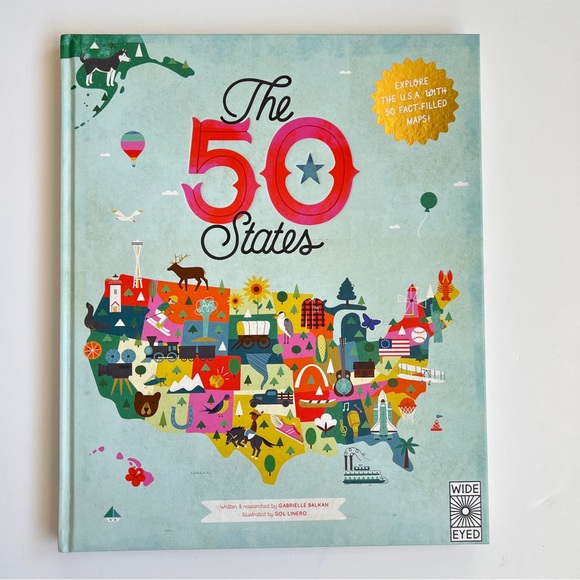 Wide eyed | Other | Nwt The 5 States Book | Poshmark